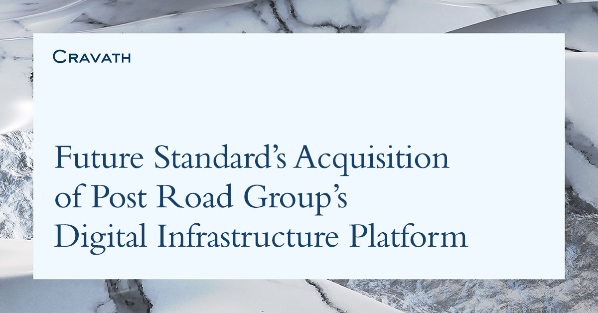 Future Standard’s Acquisition of Post Road Group’s Digital ...