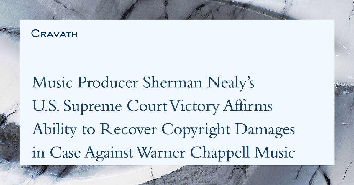 Music Producer Sherman Nealy’s U.S. Supreme Court Victory Affirms ...