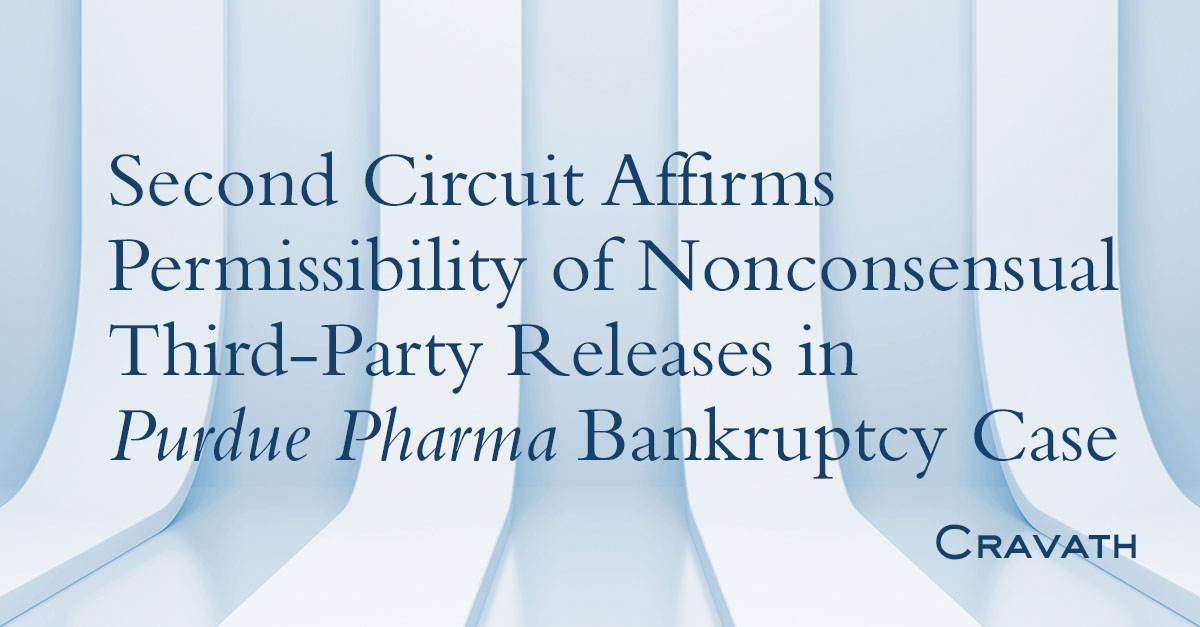 Second Circuit Affirms Permissibility of Nonconsensual Third-Party ...